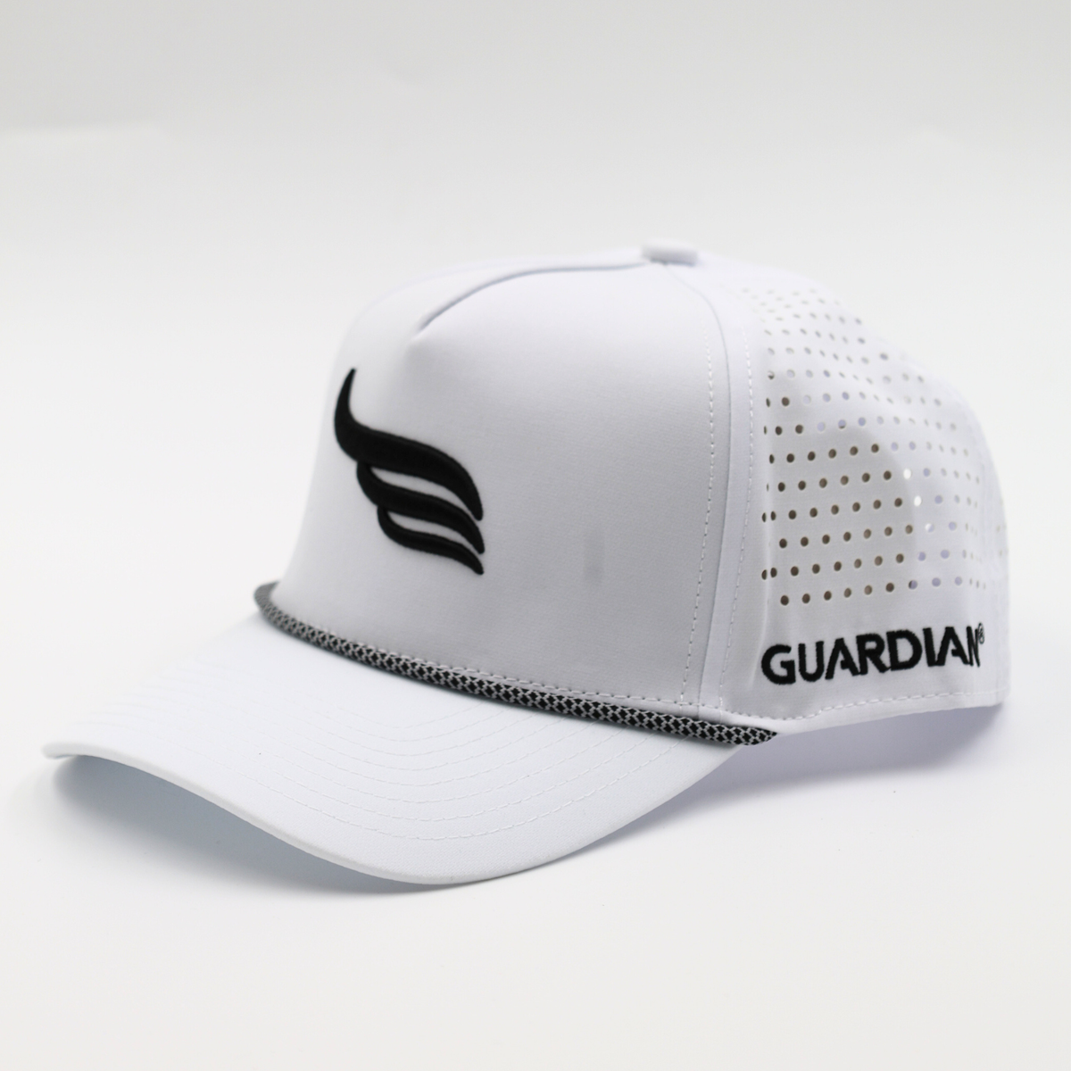 Guardian White & Black Rope Hat – Guardian Sports